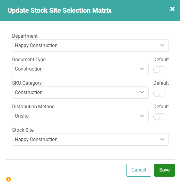 How to Create a Stock Site Selection Matrix - LOU™ - Powered by Evosus